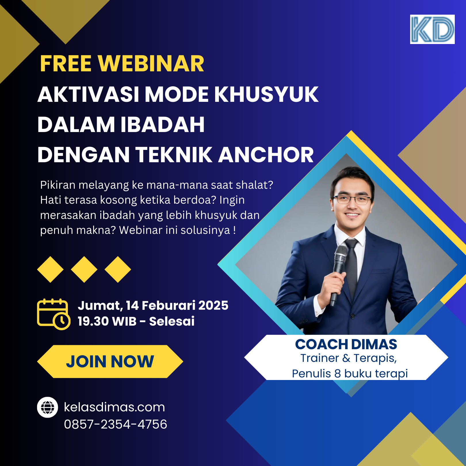 ibadah khusyuk - Kelas Dimas